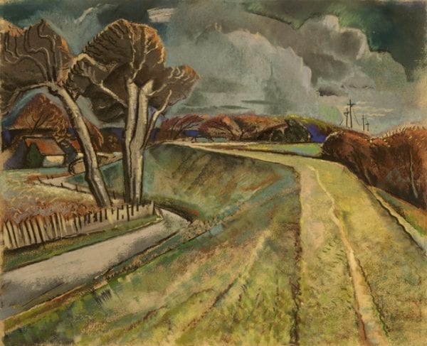 Untitled [Landscape with Levee] - Ogden Museum of Southern Art