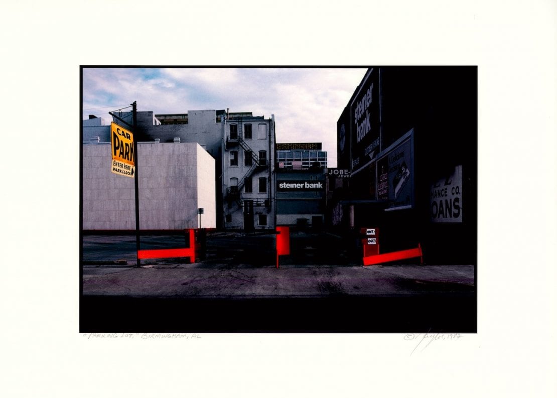 Bruce Taylor, Birmingham Parking Lot, 1982 - Ogden Museum of Southern Art